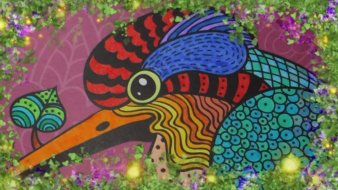 Mandalas De Aves Pintadas: Expresión Creativa Y Relajante | Loros Y ...