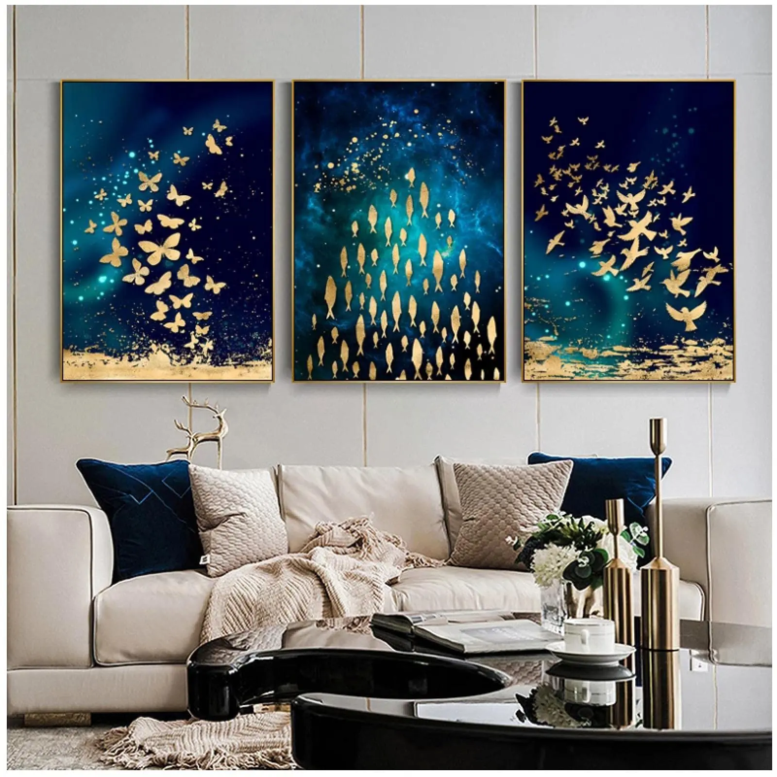 Cuadros De Peces Y Pájaros: Una Combinación Artística única | Loros Y ...